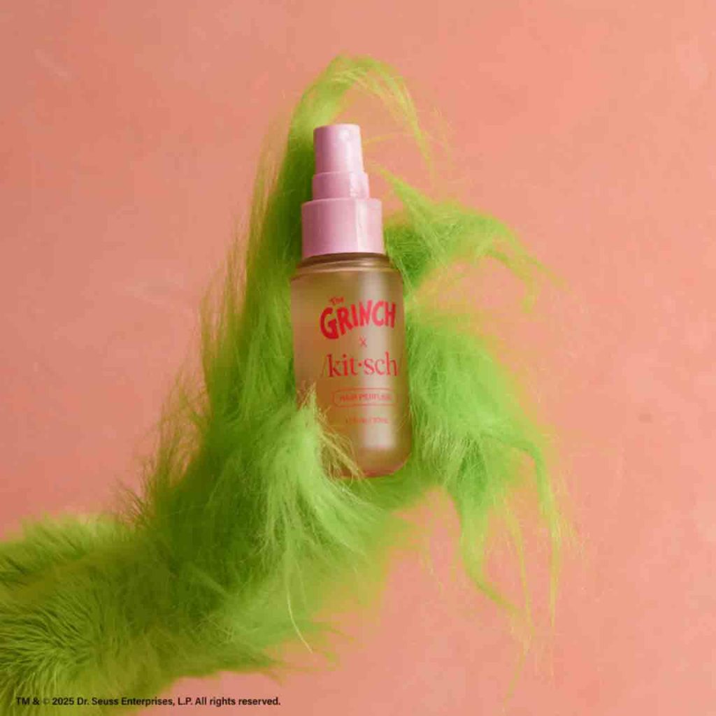 Kitsch introduces limited-edition Grinch Hair Perfume